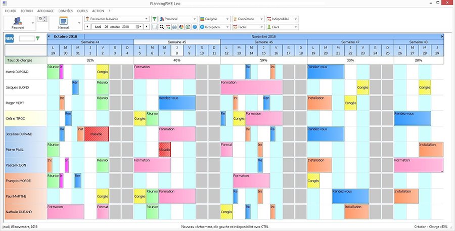 Gérez le planning du jour, de la semaine ou du mois - PlanningPME