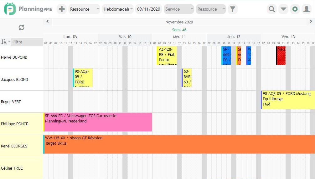 Planifiez les réparations pour votre garage avec PlanningPME
